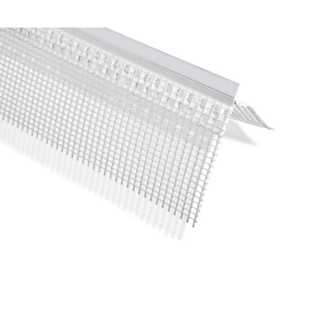 Profil de colt, PVC, cu plasa si picurator, 2.5 m • Silvesrom ...