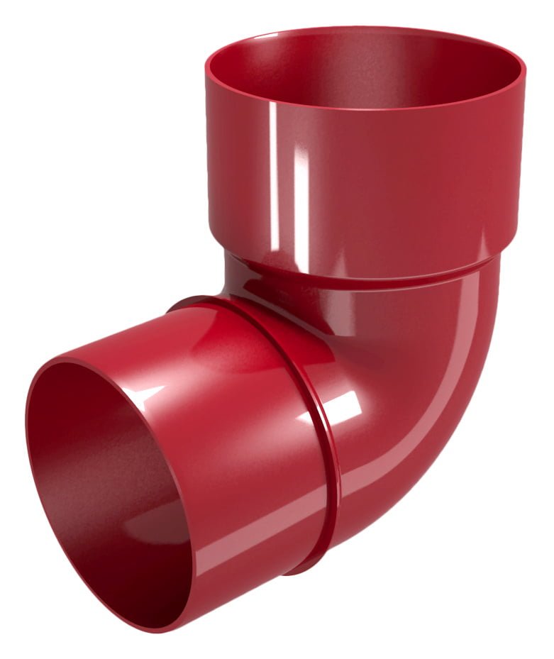 Cot pentru burlan, rosu, diametru 80 mm, 87 grade, Devorex Classic 120 • Silvesrom • Materiale ...