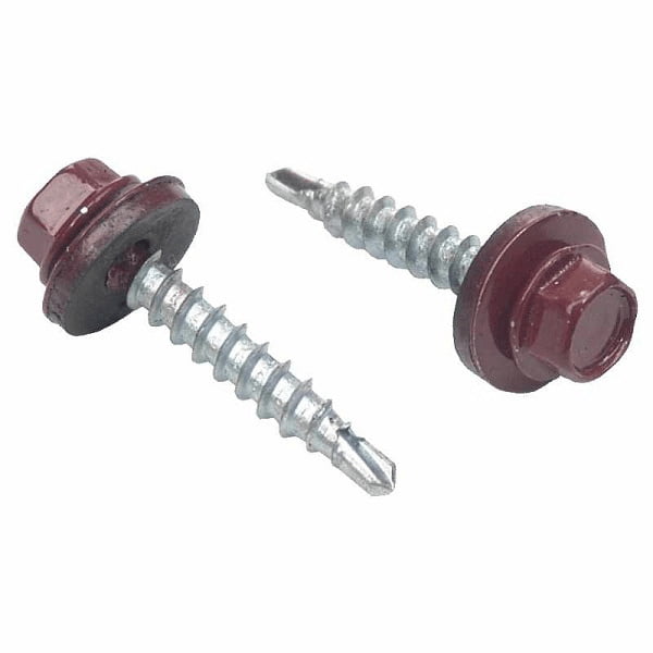 Surub autoforant pentru tabla, cu cap hexagonal + saiba EPDM, din otel ...